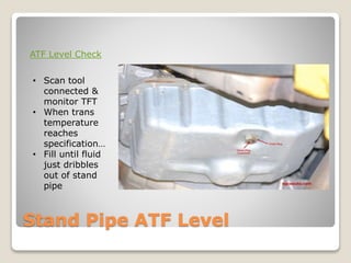 009 trans fluids and service | PPT