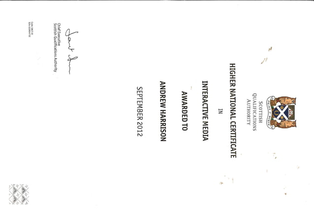 HNC Certificate | PDF