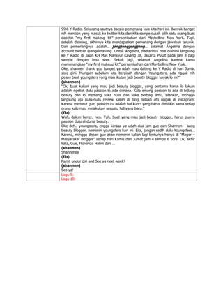 Script Radio (Mager) | PDF