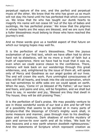 Psalms 1:1-2 - Collection of Biblical Commentaries | PDF