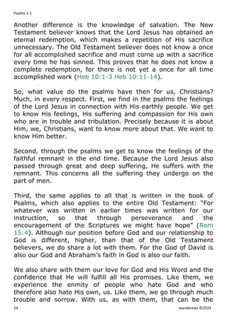 Psalms 1:1-2 - Collection of Biblical Commentaries | PDF