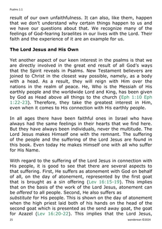Psalms 1:1-2 - Collection of Biblical Commentaries | PDF
