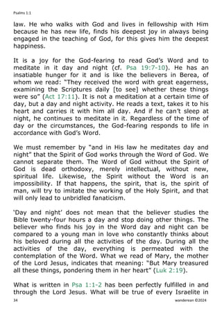 Psalms 1:1-2 - Collection of Biblical Commentaries | PDF