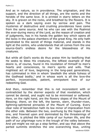 Psalms 1:1-2 - Collection of Biblical Commentaries | PDF