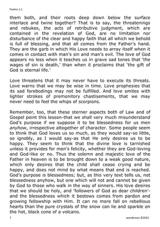 Psalms 1:1-2 - Collection of Biblical Commentaries | PDF
