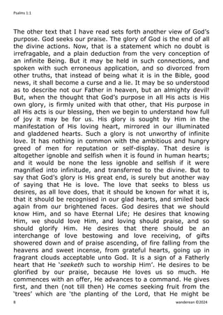 Psalms 1:1-2 - Collection of Biblical Commentaries | PDF