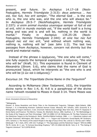 Revelation 1:4 - Collection of Biblical Commentaries | PDF
