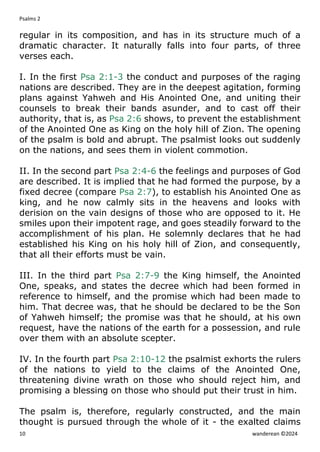 Psalms Chapter 2 - Collection of Biblical Commentaries | PDF