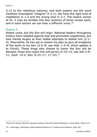 Psalms Chapter 2 - Collection of Biblical Commentaries | PDF