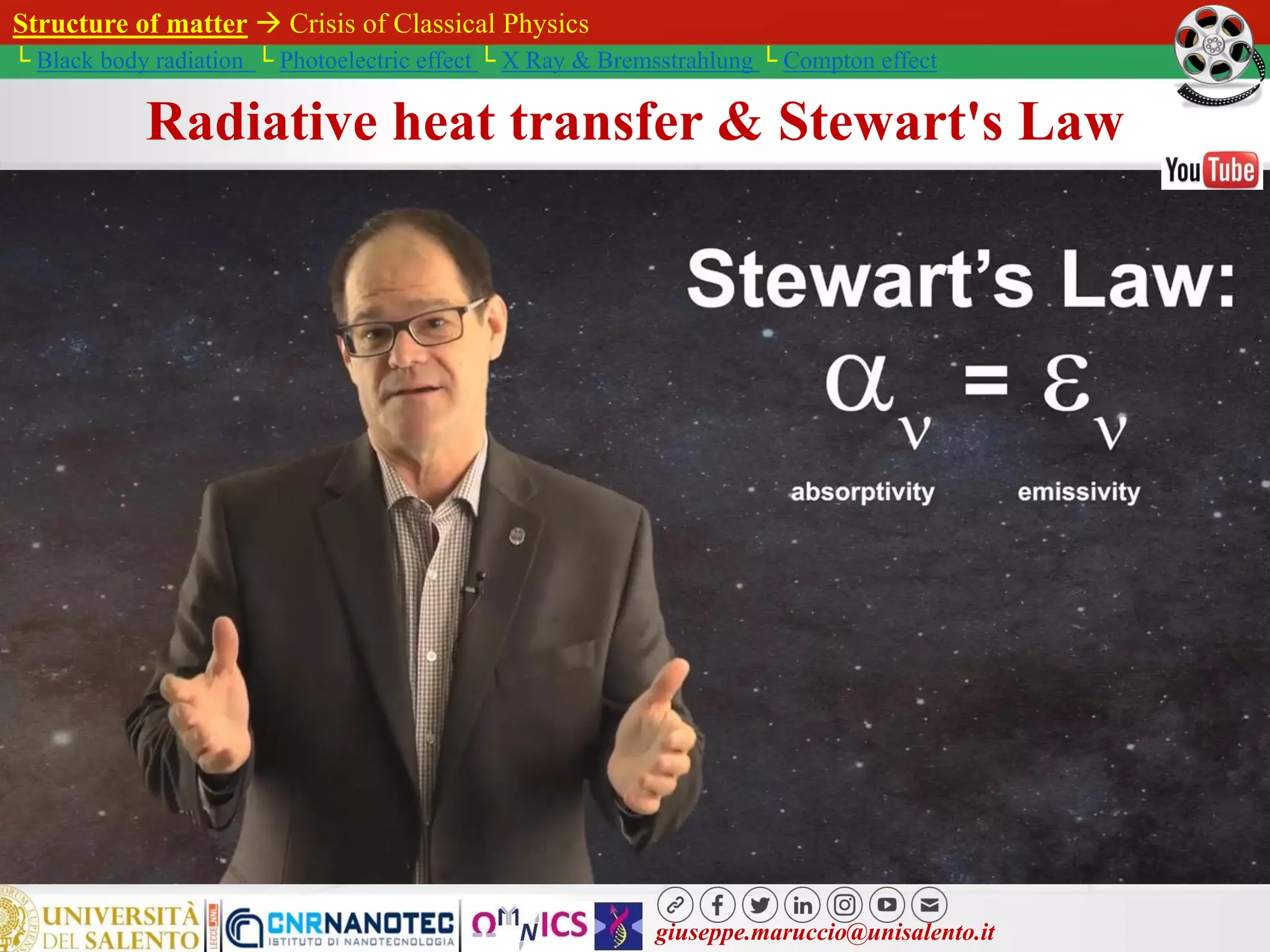 00a_Modern Physics - Structure of Matter - Crisis, energy quantization & photons | PPT