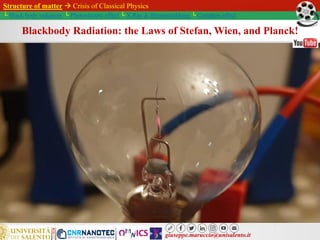 00a_Modern Physics - Structure of Matter - Crisis, energy quantization & photons | PPT