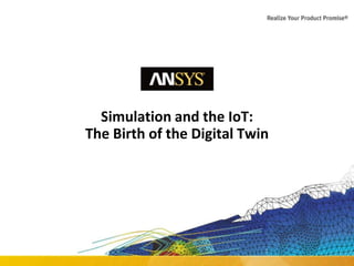ANSYS technology direction for digital twin.pdf | Technology Industry | Industries
