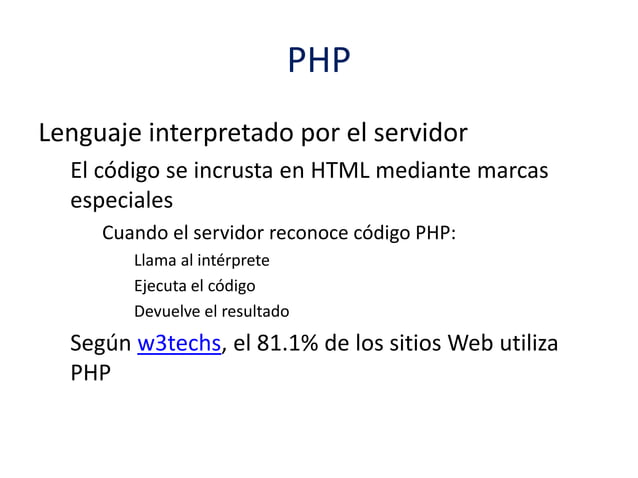 Arquitectura de la Web y Computación en el Servidor | PPTX