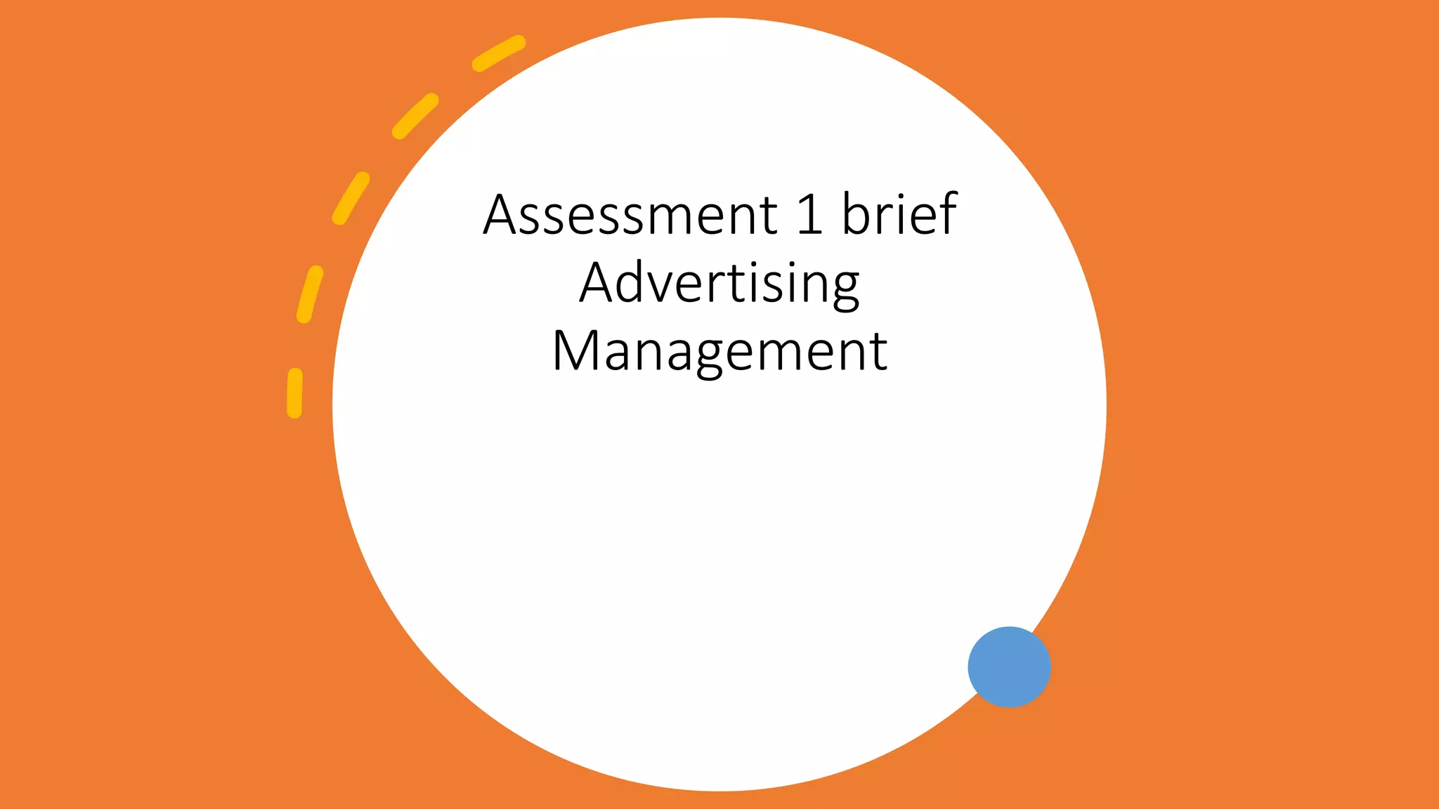 advertising assessment | PPT