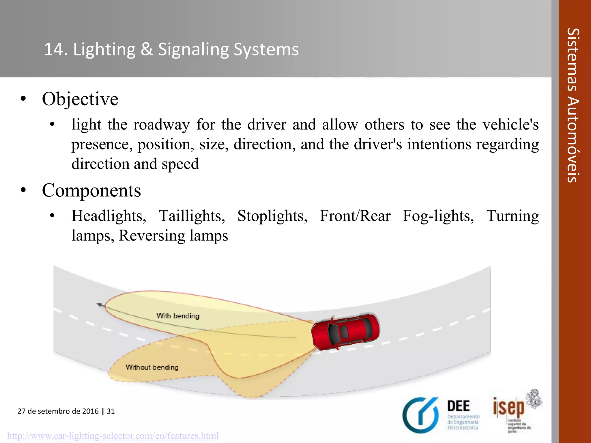 Automotive Systems course (Module 00) - automotive systems overview | PDF