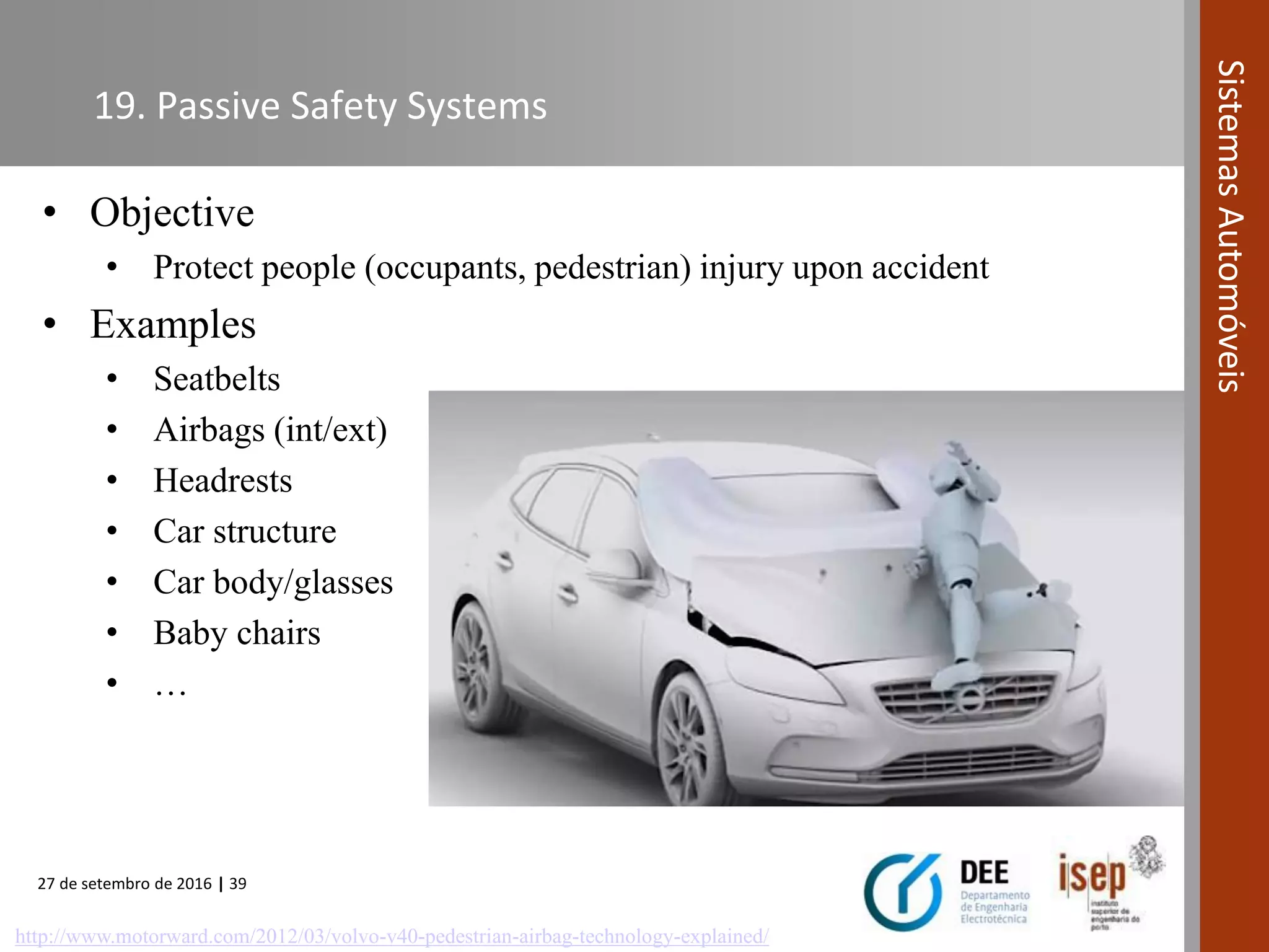 Automotive Systems course (Module 00) - automotive systems overview | PDF