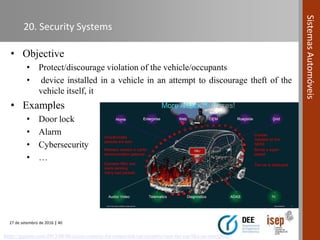 Automotive Systems course (Module 00) - automotive systems overview | PDF