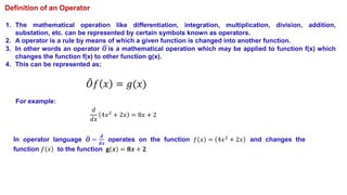 Schrodinger equation and its applications: Chapter 2 | PPTX