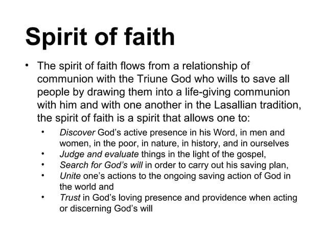 Lasallian Core Values | PPT | Spirituality | Religion & Spirituality