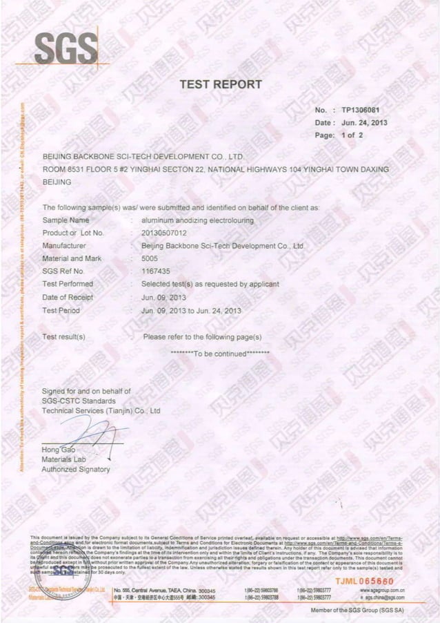 SGS-Mar resistance | PDF