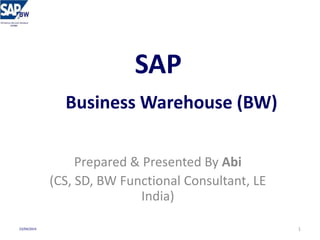 SAP BW Reports - Copy | PPTX