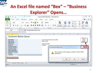 SAP BW Reports - Copy | PPTX