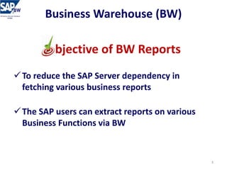 SAP BW Reports - Copy | PPTX | Logistics | Business