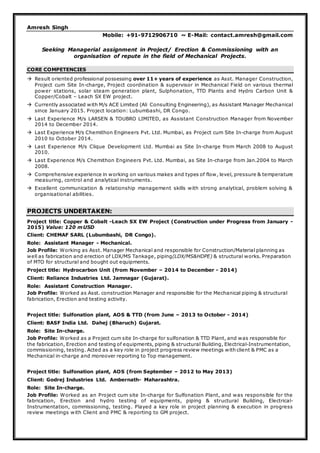 AS_CV | DOCX | Civil Engineering Industry | Industries