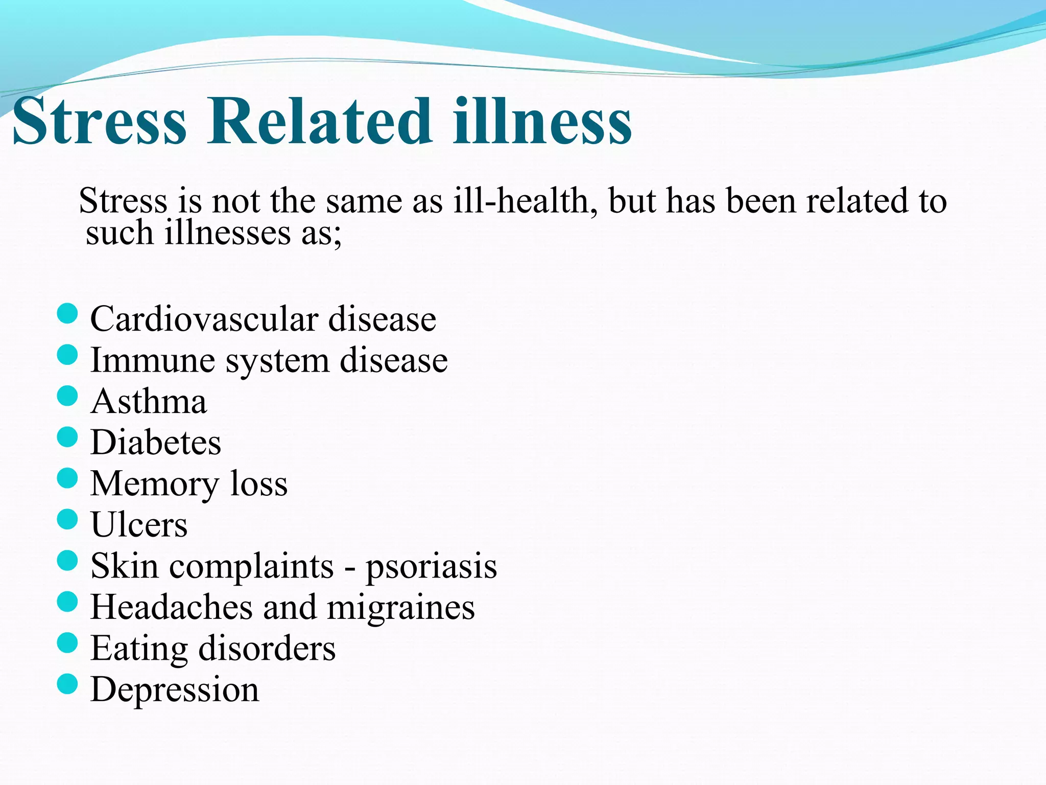 Stress & Sources of Stress | PPT