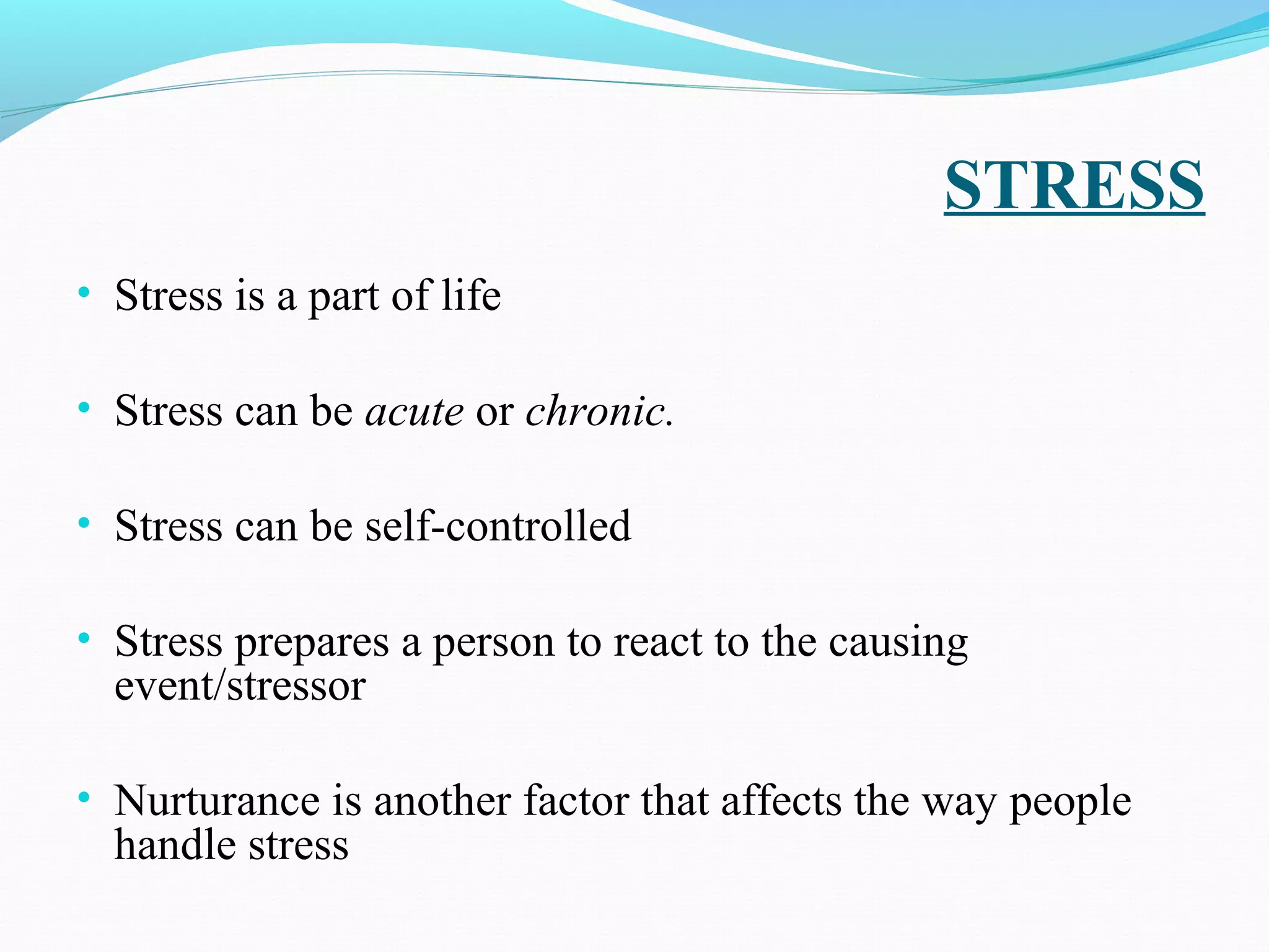 Stress & Sources of Stress | PPT