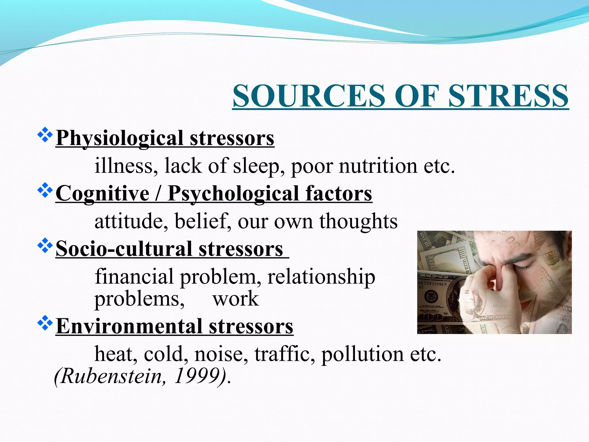 Stress & Sources of Stress | PPT