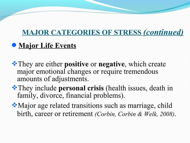 Stress & Sources of Stress | PPT