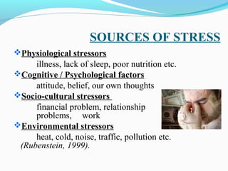 Stress & Sources of Stress | PPT