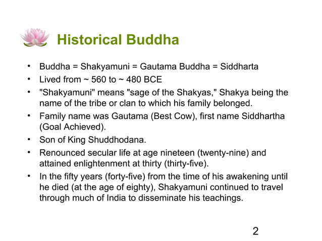 Buddhism short historical overview | PPT