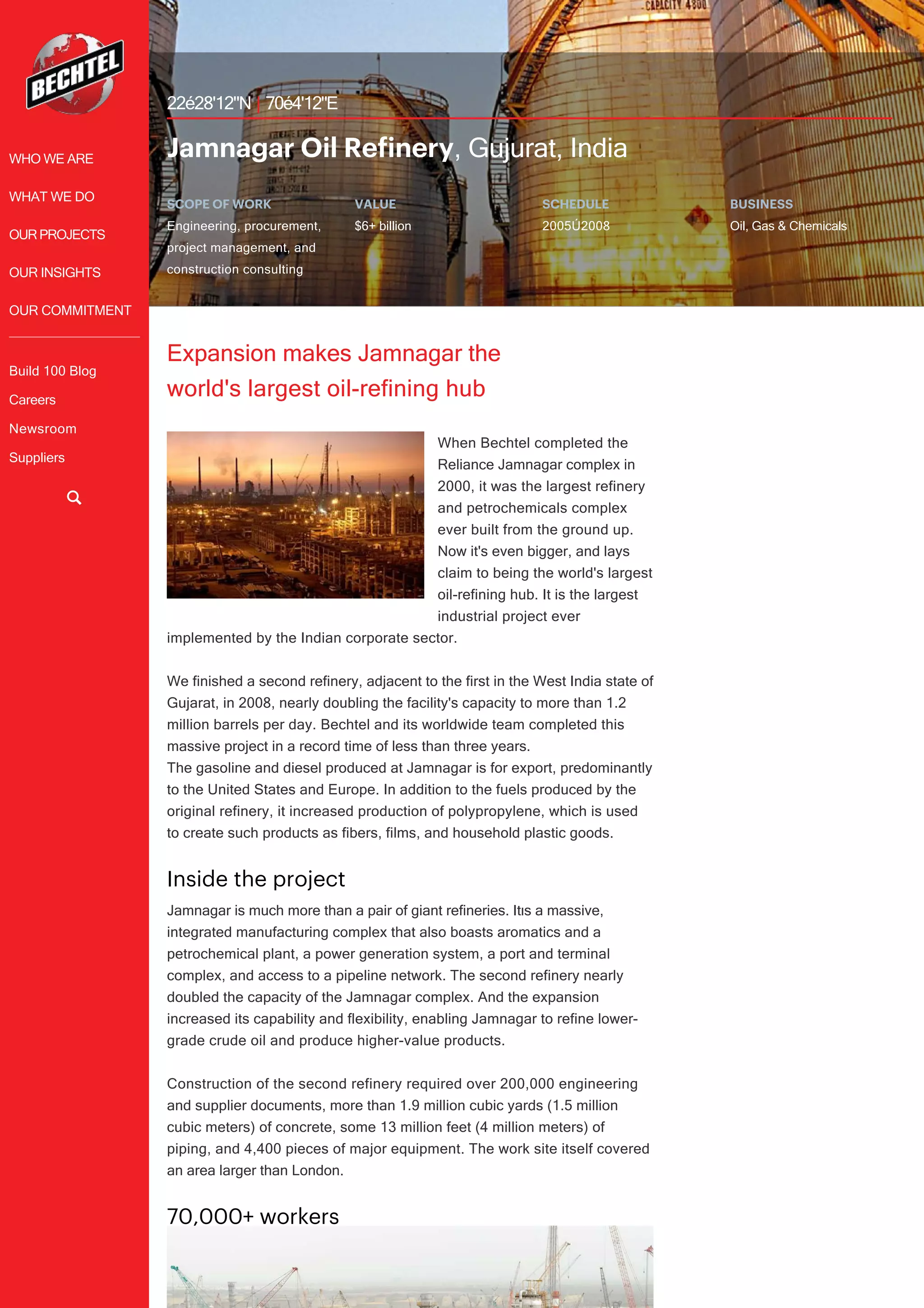 Jamnagar Oil Refinery | PDF