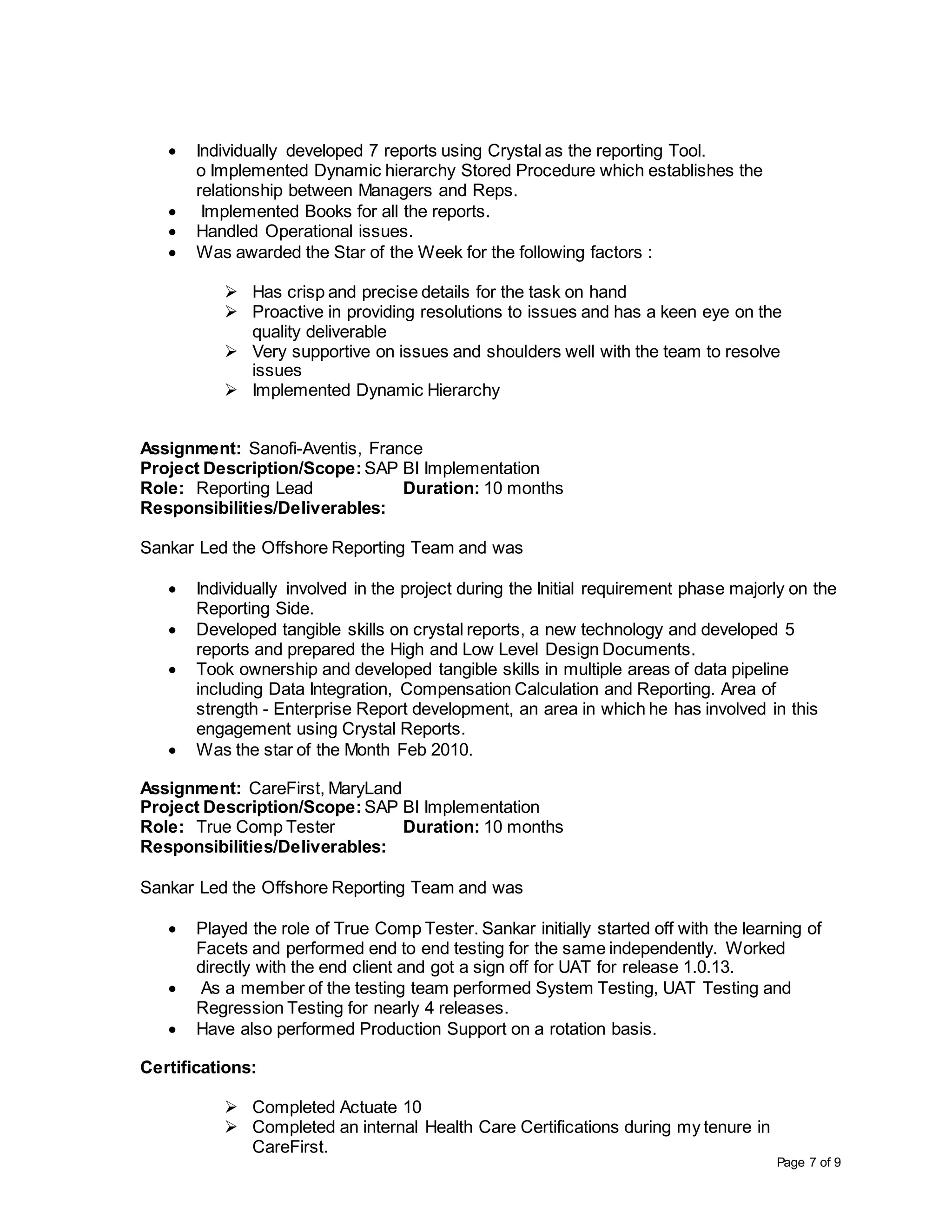Sankar Gopal_Business Intelligence_Reporting_Analyst | DOCX