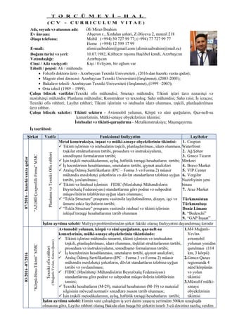 CV Ali Mirza Ibrahim - Engineer | PDF
