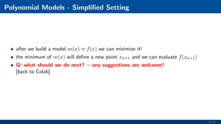 Derivative free optimization | PDF