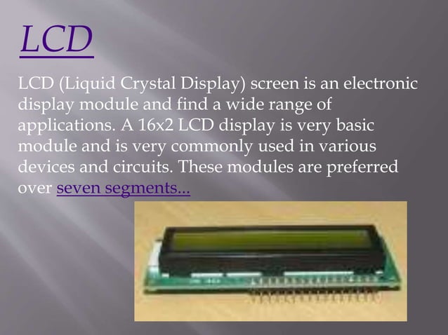 LCD based voting machine using 8051 microcontroller ( | PPTX