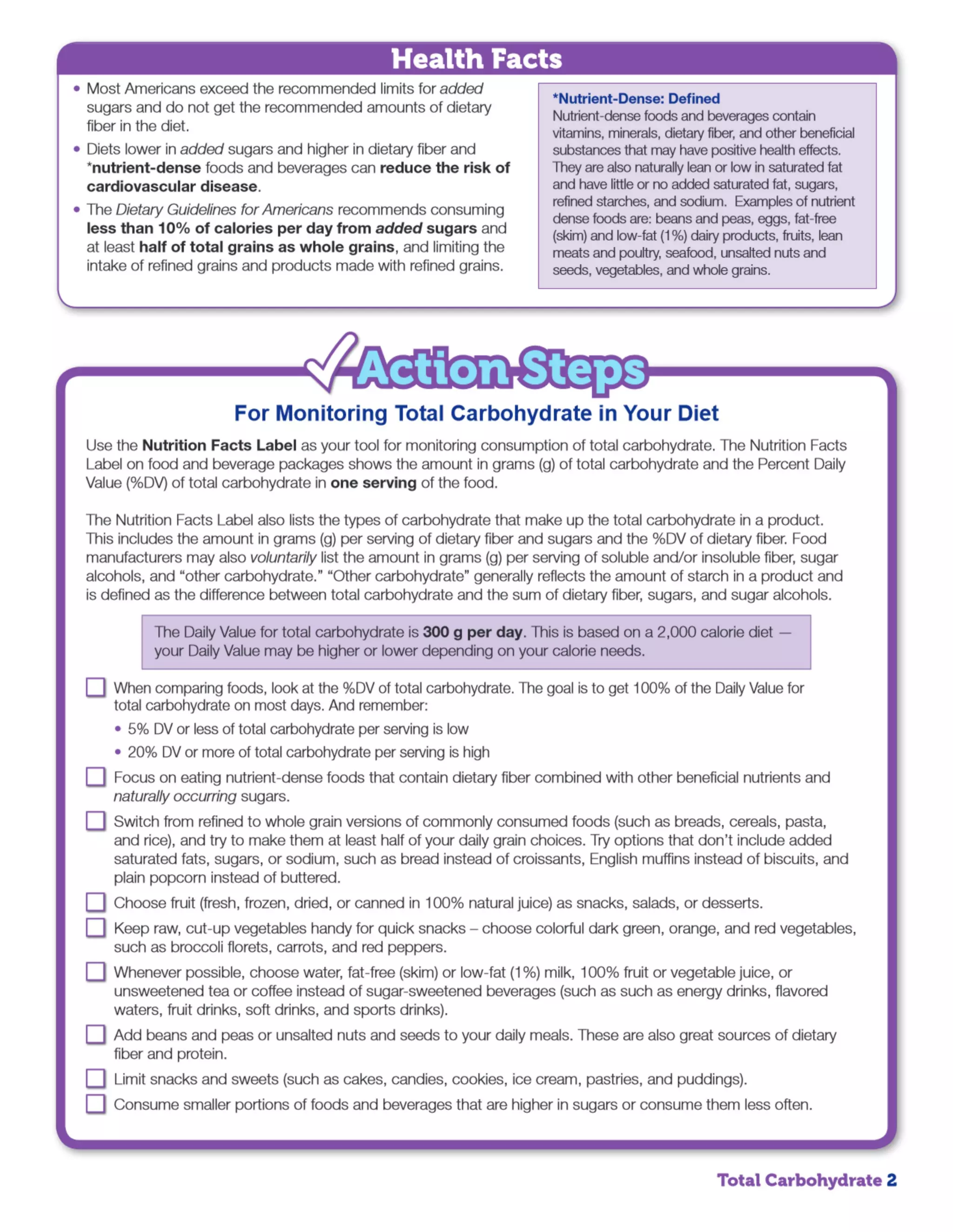 Understanding FDA Food Labels | PDF