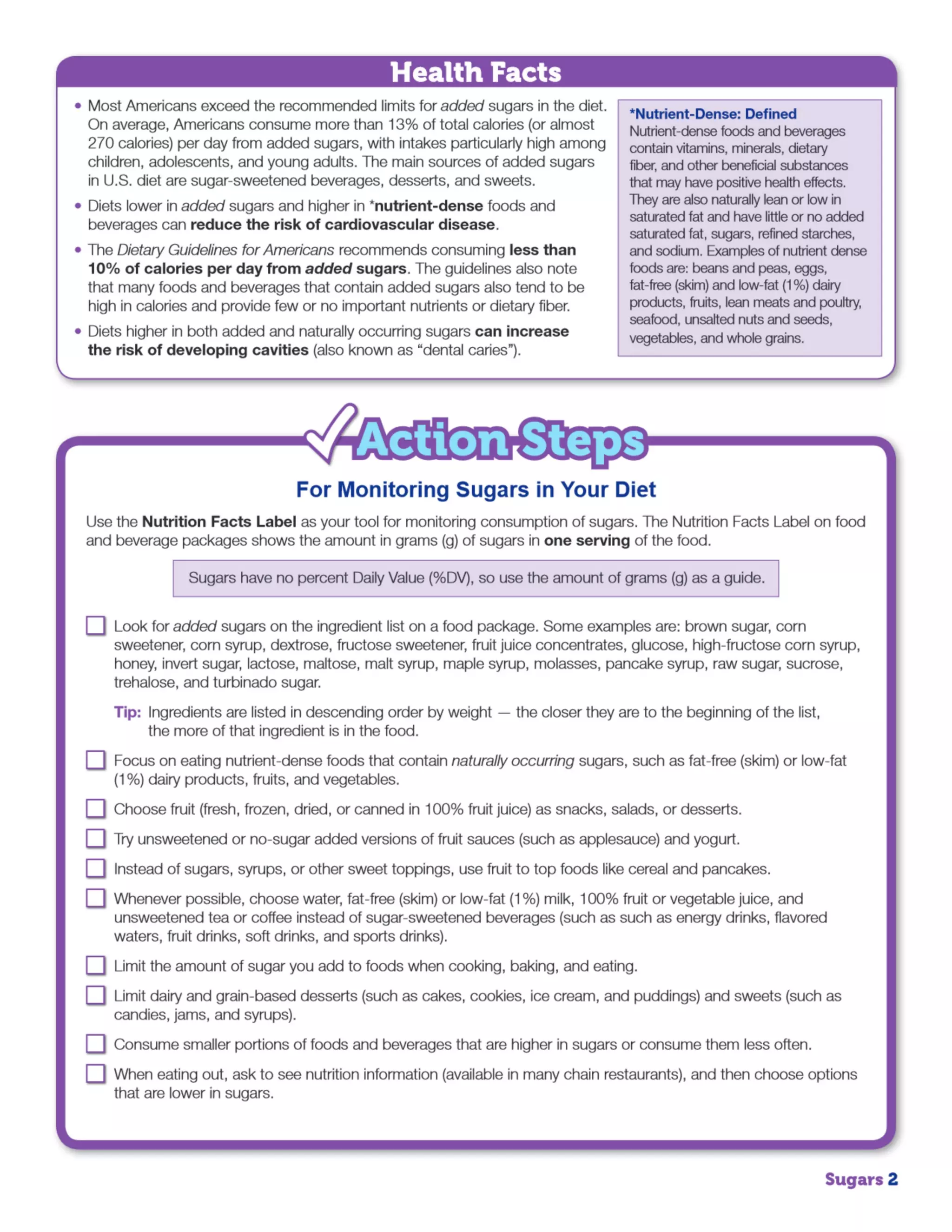 Understanding FDA Food Labels | PDF