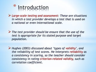 Classroom Assessment - Unit A2 | PPTX