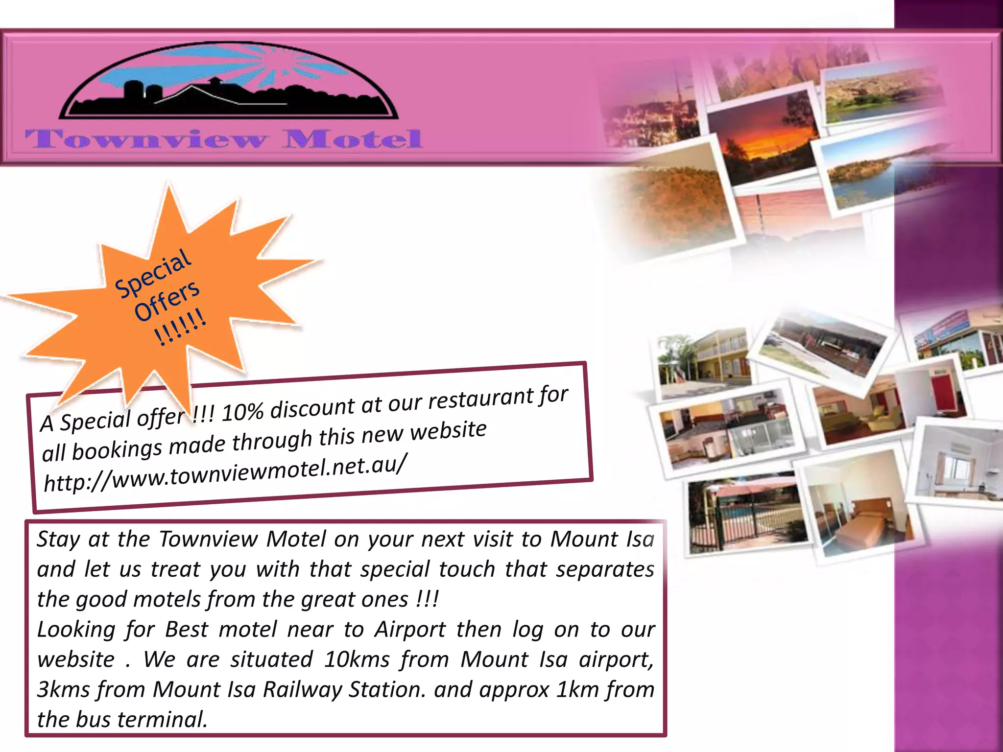 townview motel in mount isa | PPT