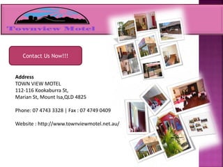 townview motel in mount isa | PPT