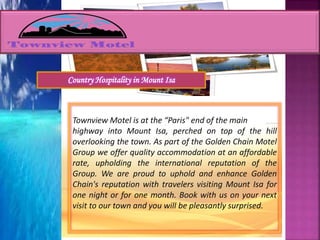 townview motel in mount isa | PPT