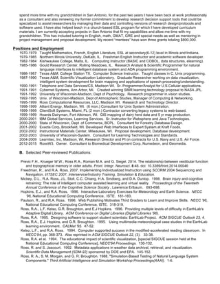RRossBiosketch2015 | PDF