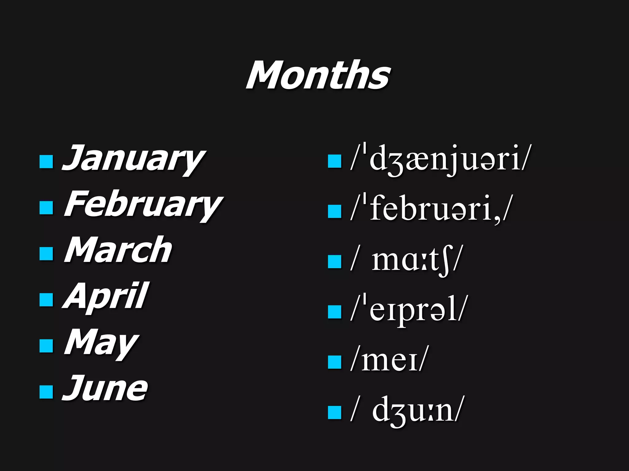 dates and ordinal numbers | PDF