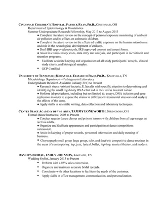 Kelsei Longworth Resume | PDF