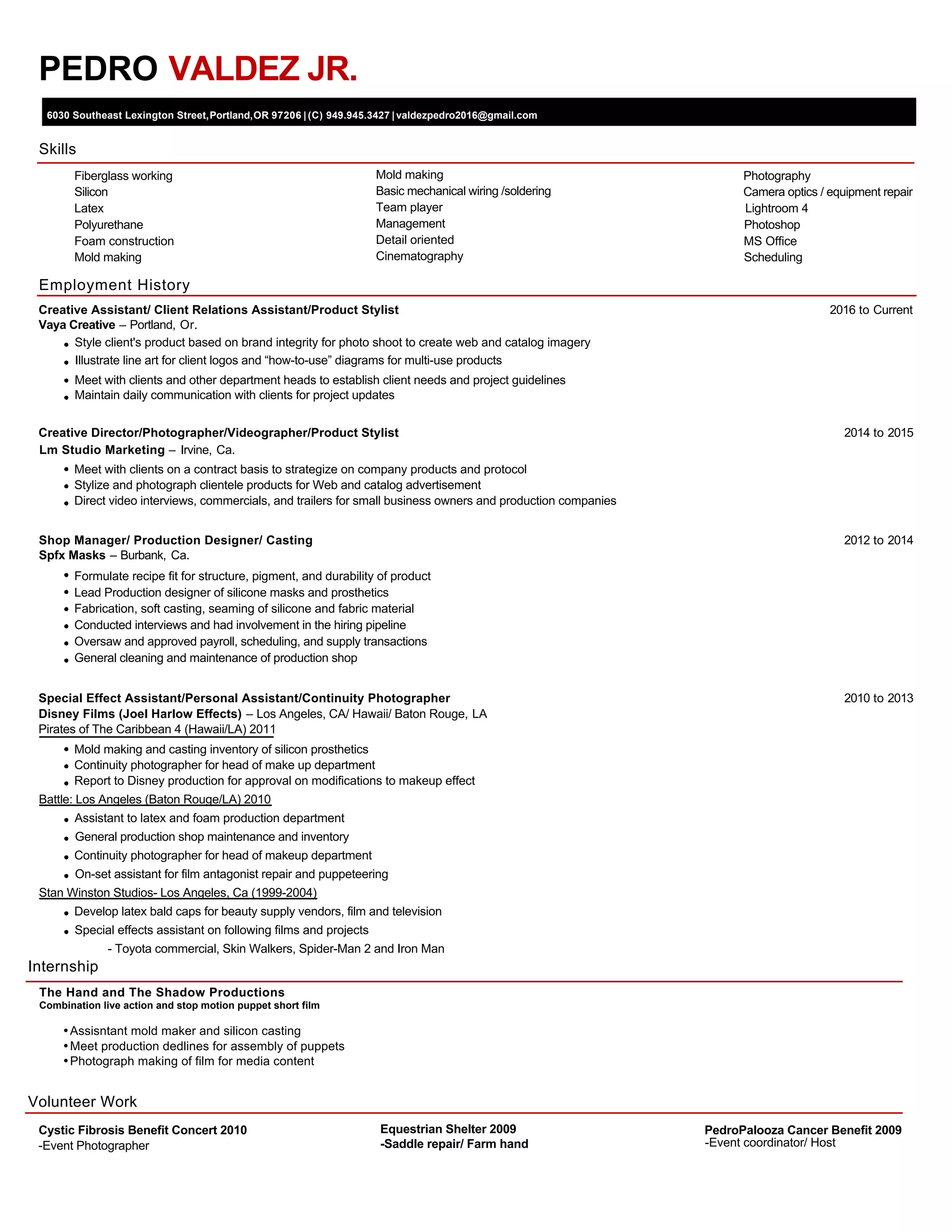 PedroValdez_Resume | PDF
