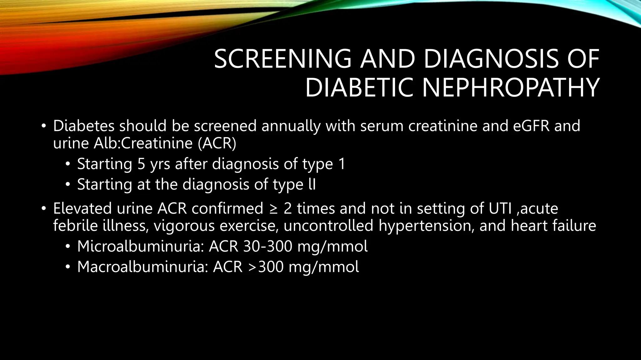 Diabetic nephropathy diagnosis treatment | PPTX